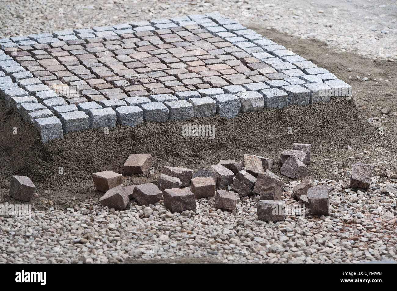 Concrete cobbles hi-res stock photography and images - Alamy