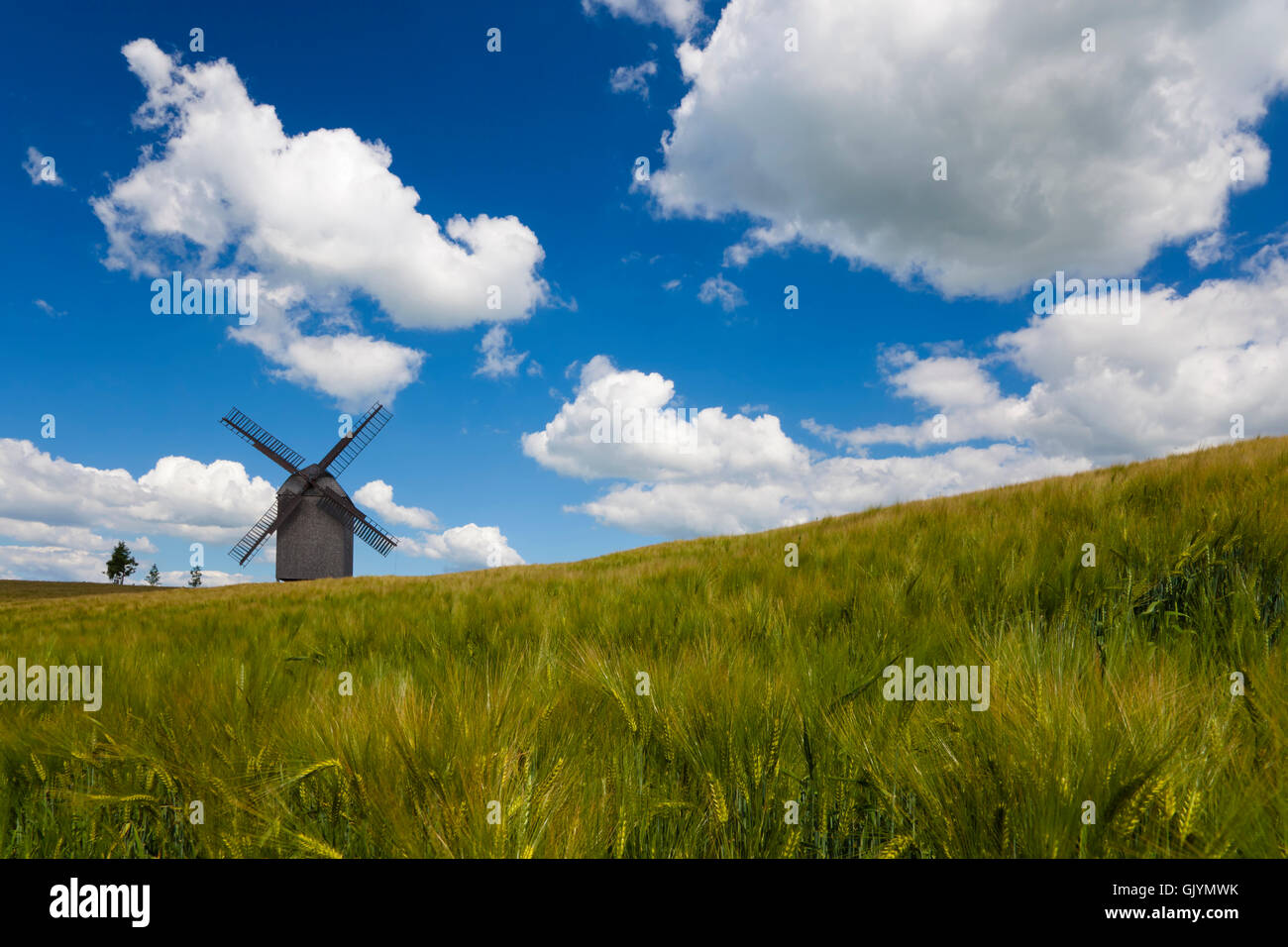 grain mill in brandenburg Stock Photo - Alamy