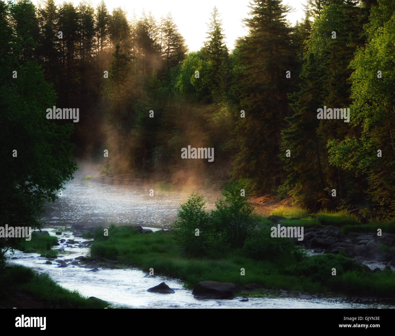 Morning landscape hi-res stock photography and images - Alamy