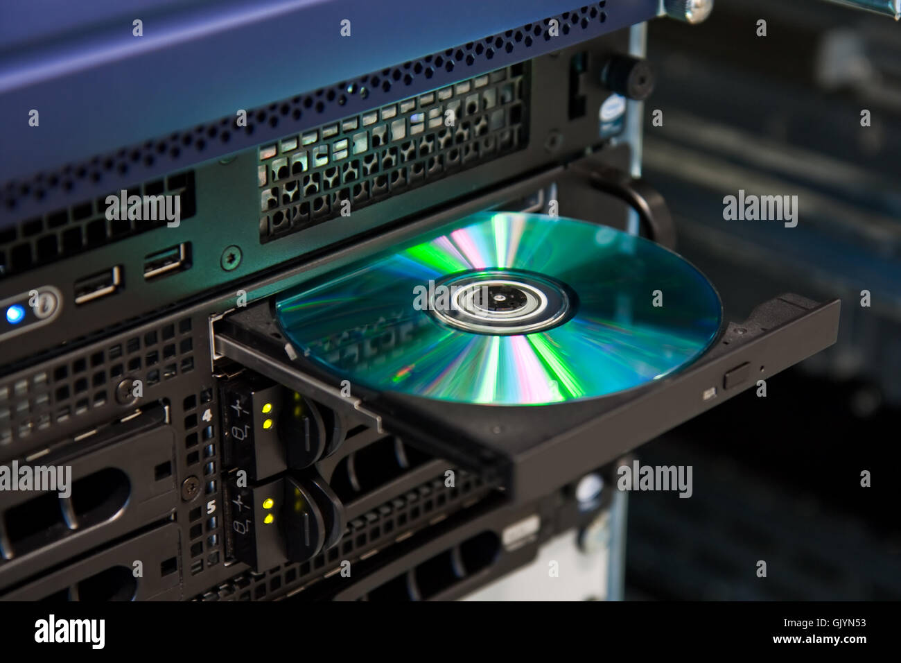 server cd tray Stock Photo - Alamy