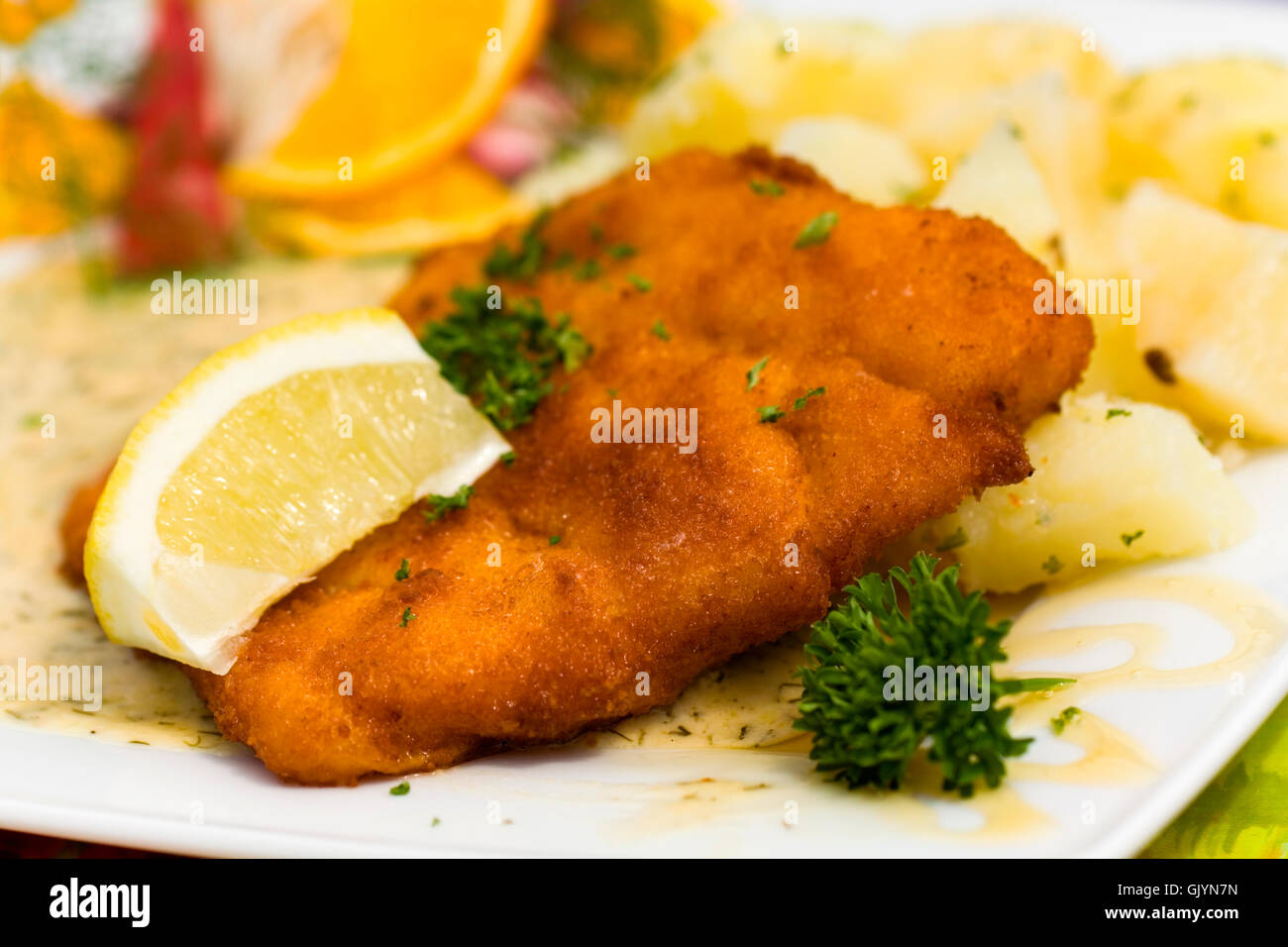 angle fish fruit Stock Photo - Alamy