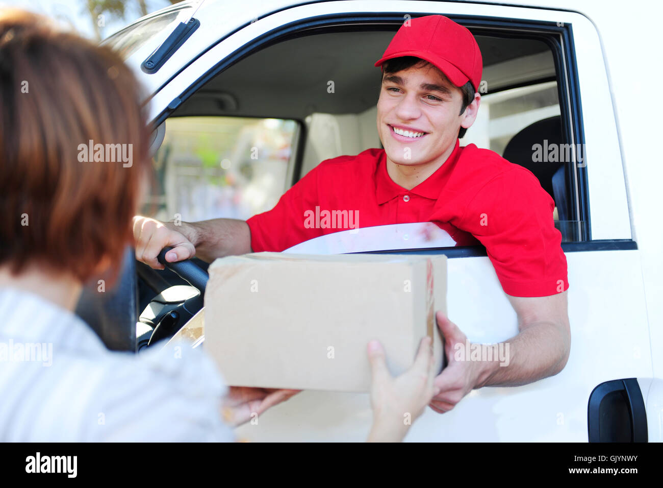 Parcel service hi-res stock photography and images - Alamy