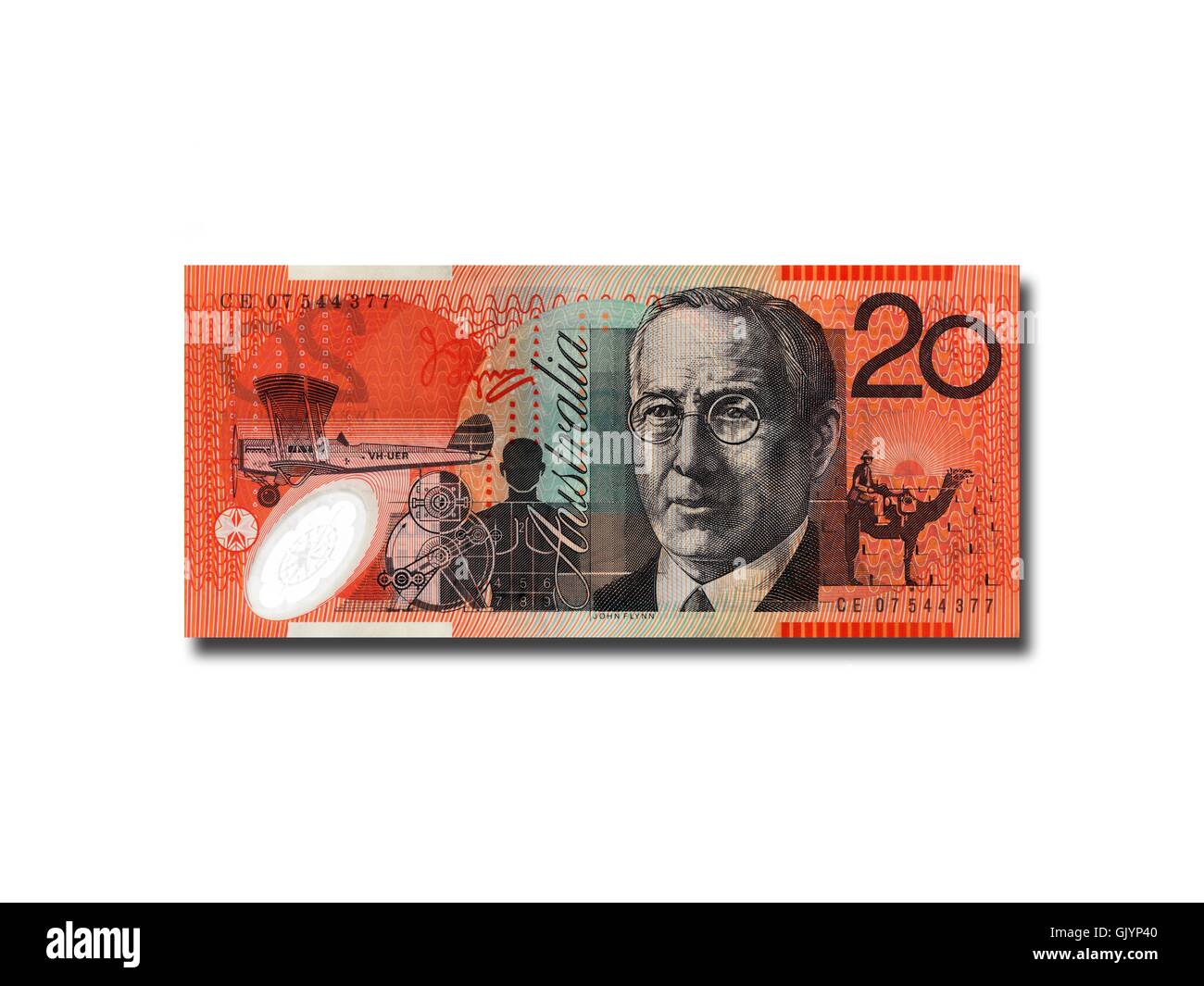 Australian Twenty Dollar Note Stock Photo - Alamy