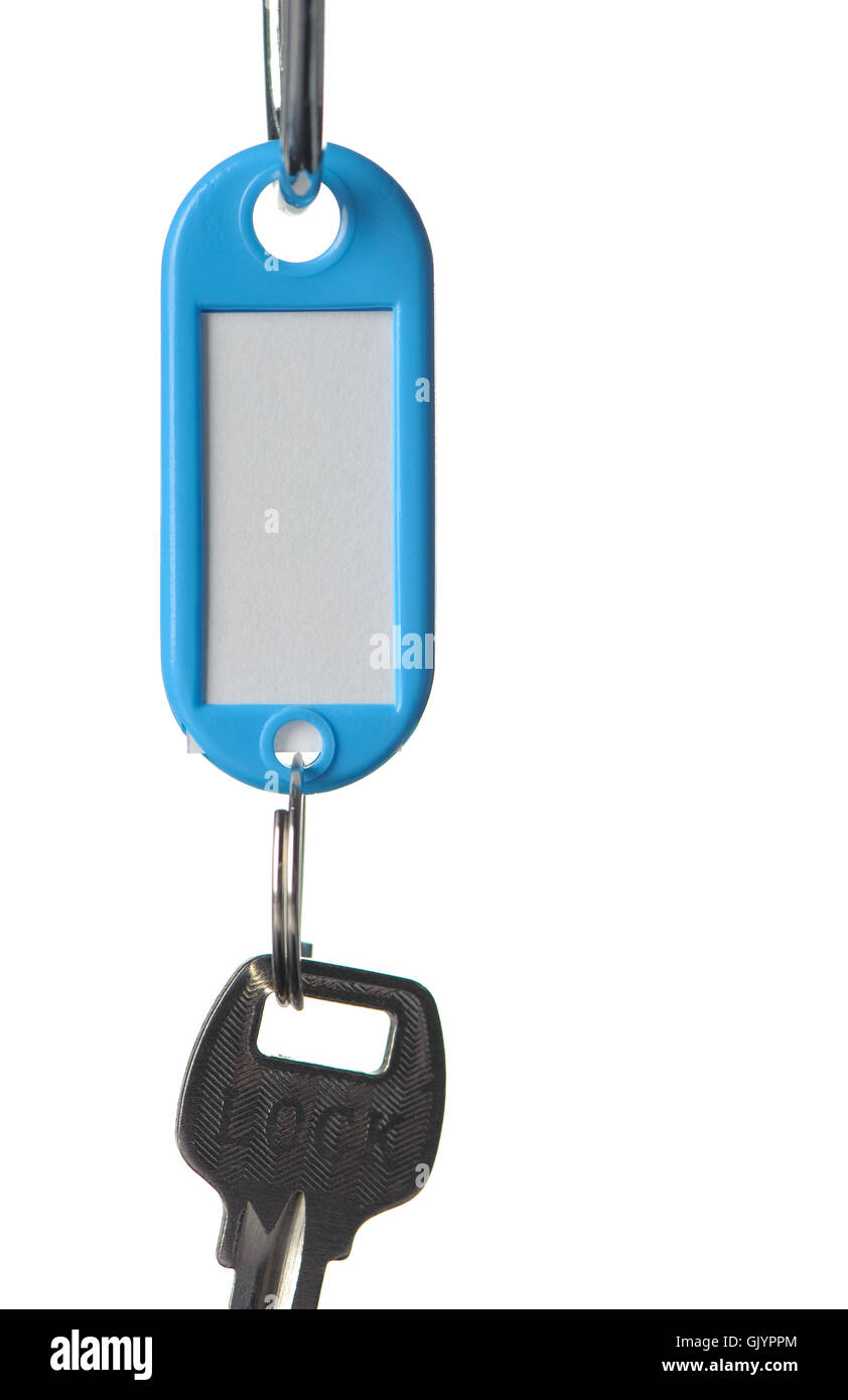 Key with color trinket Stock Photo - Alamy