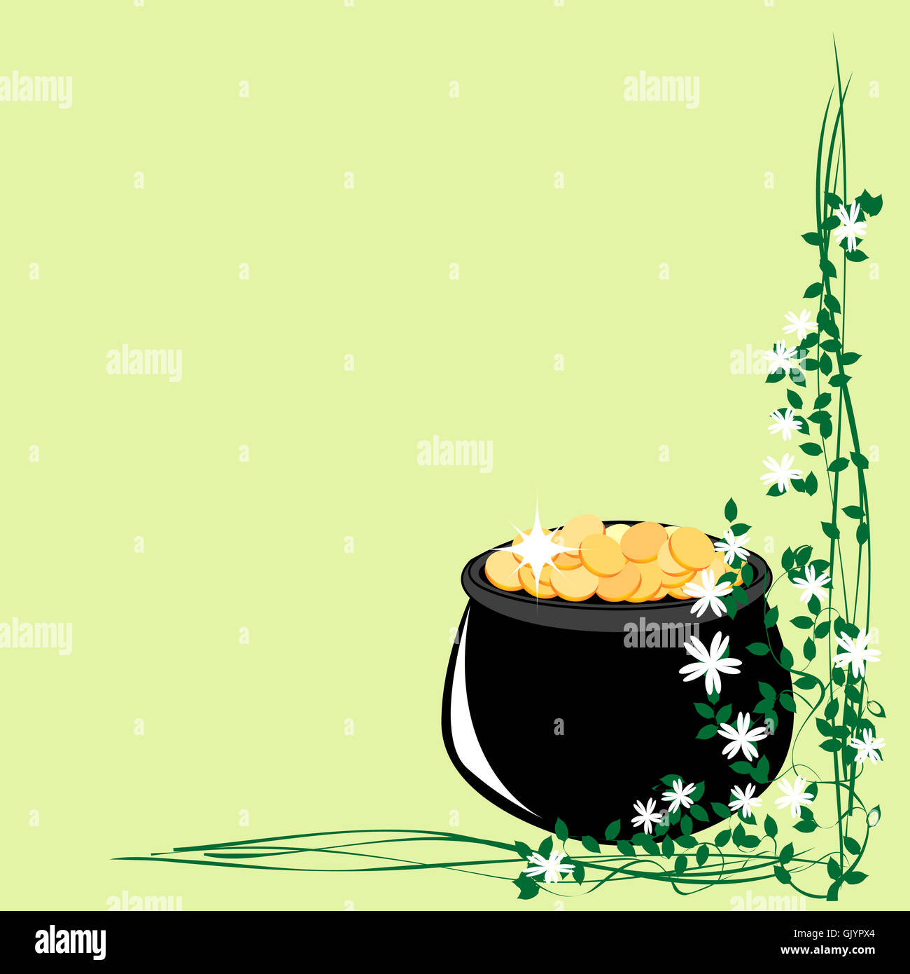 St. Patrick's Day border Stock Photo - Alamy