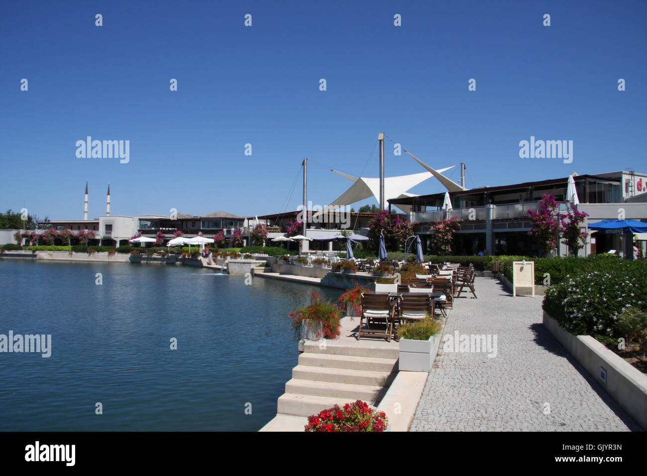 Turgutreis Turkey Marina Complex Stock Photo - Alamy