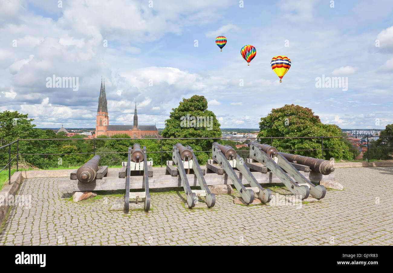 Uppsala cathedral domkyrka historic hi-res stock photography and images ...