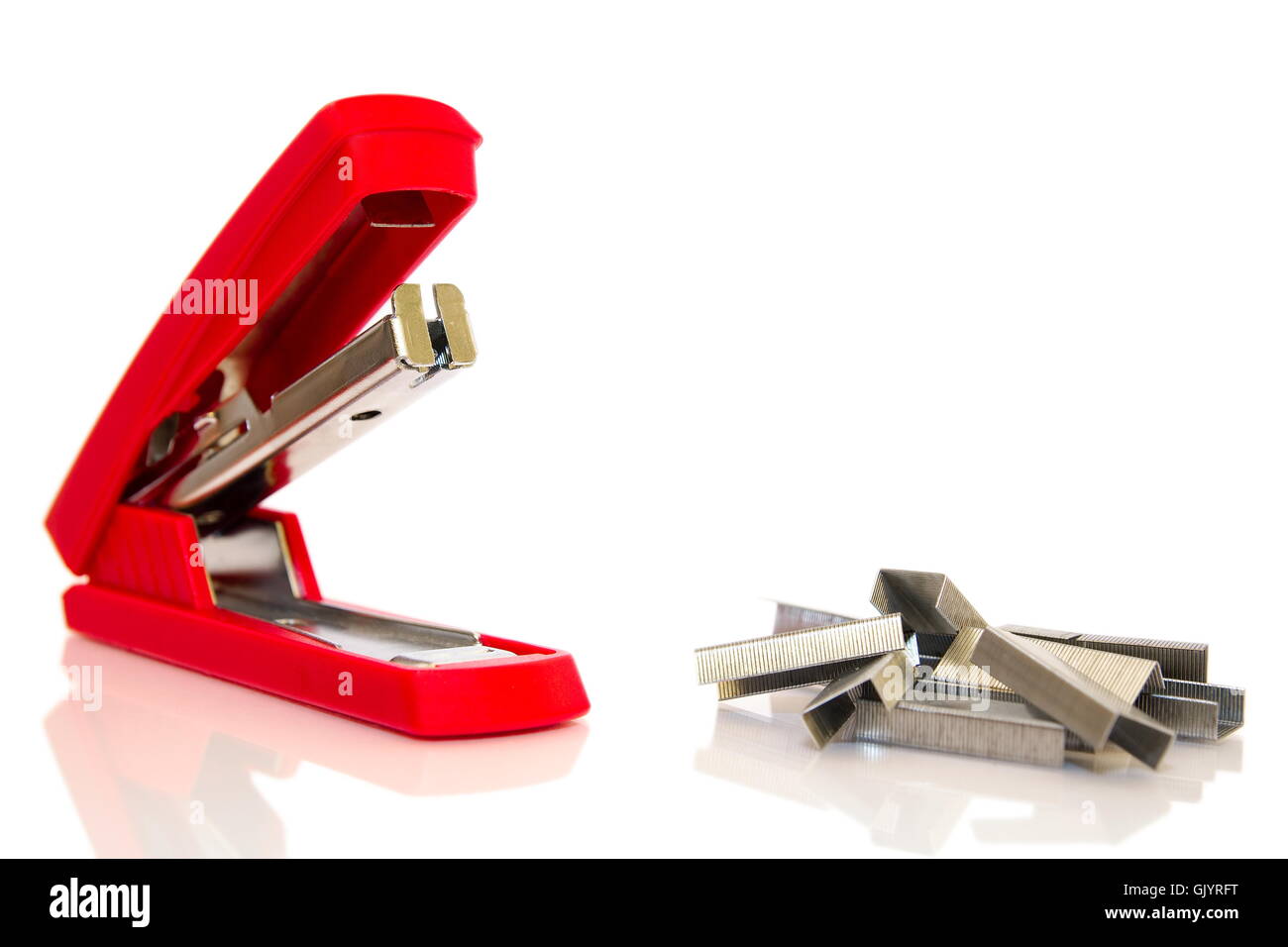 Stapler pin Cut Out Stock Images & Pictures - Alamy