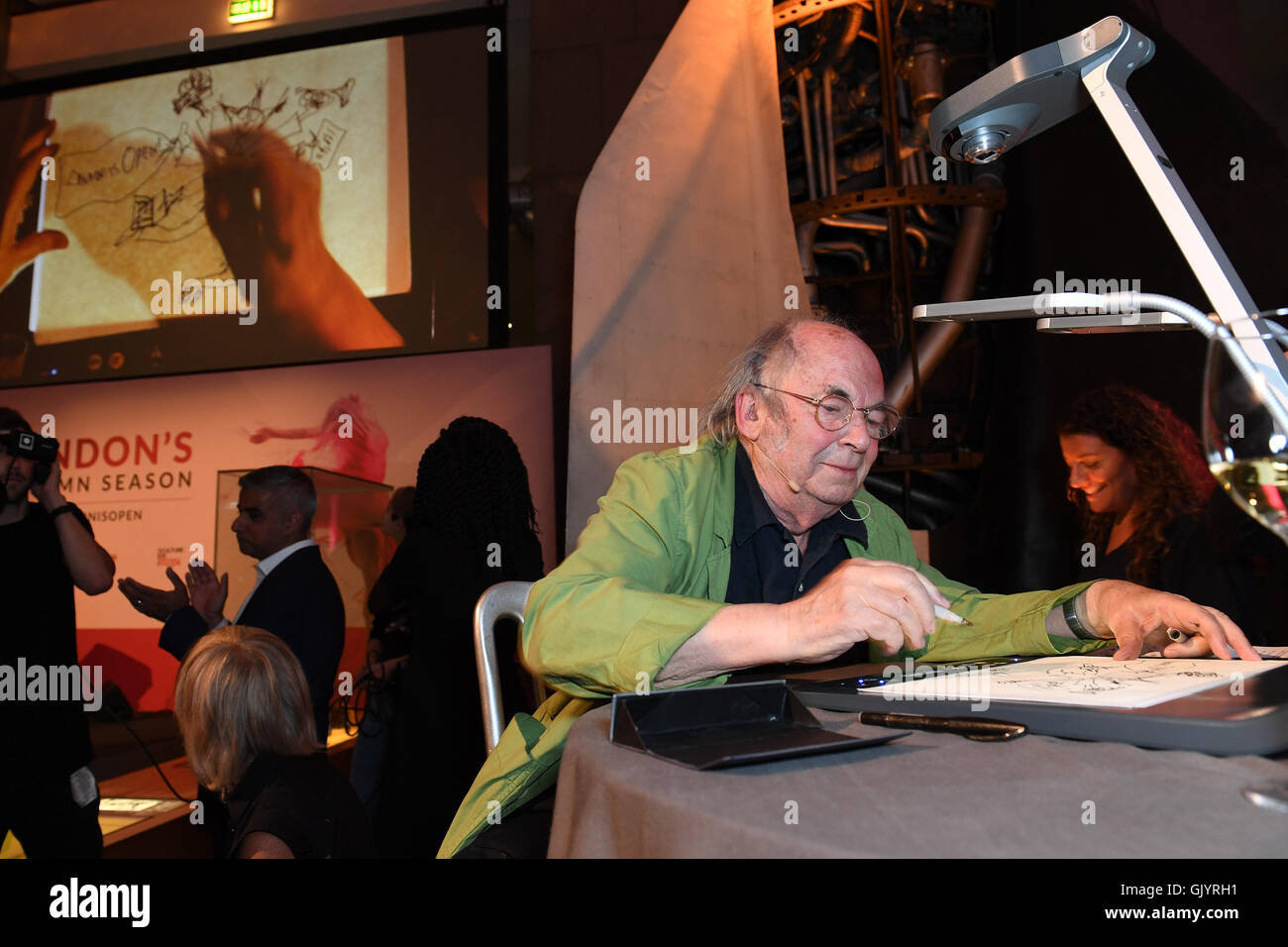 EDITORIAL USE ONLY Quentin Blake attends the launch of LondonâÂ€Â™s ...