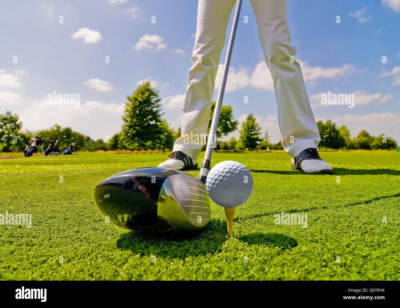 Golf tea hi-res stock photography and images - Alamy