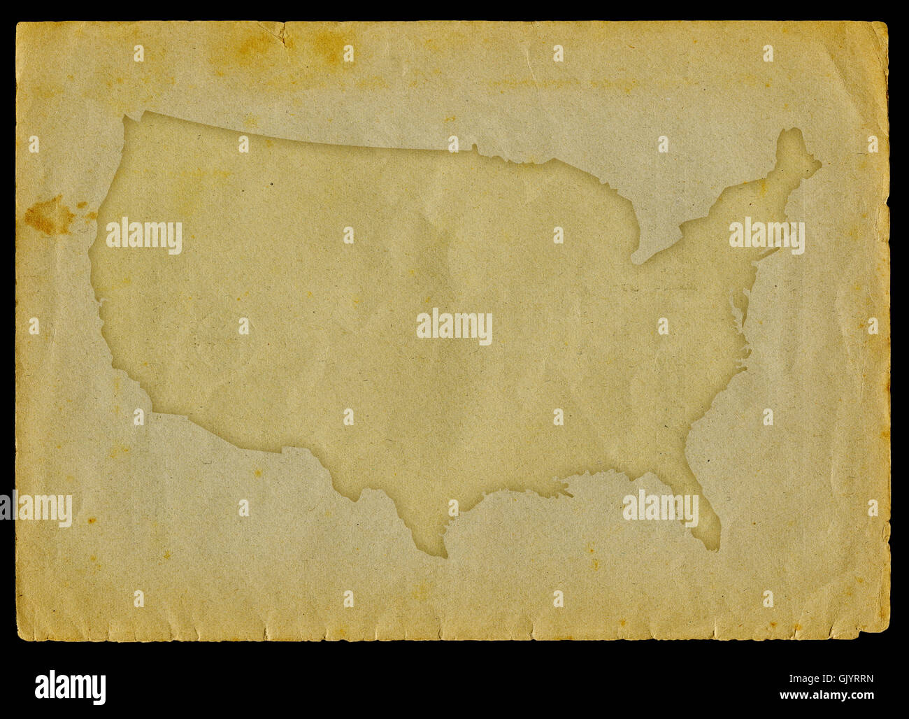Old paper map hi-res stock photography and images - Alamy