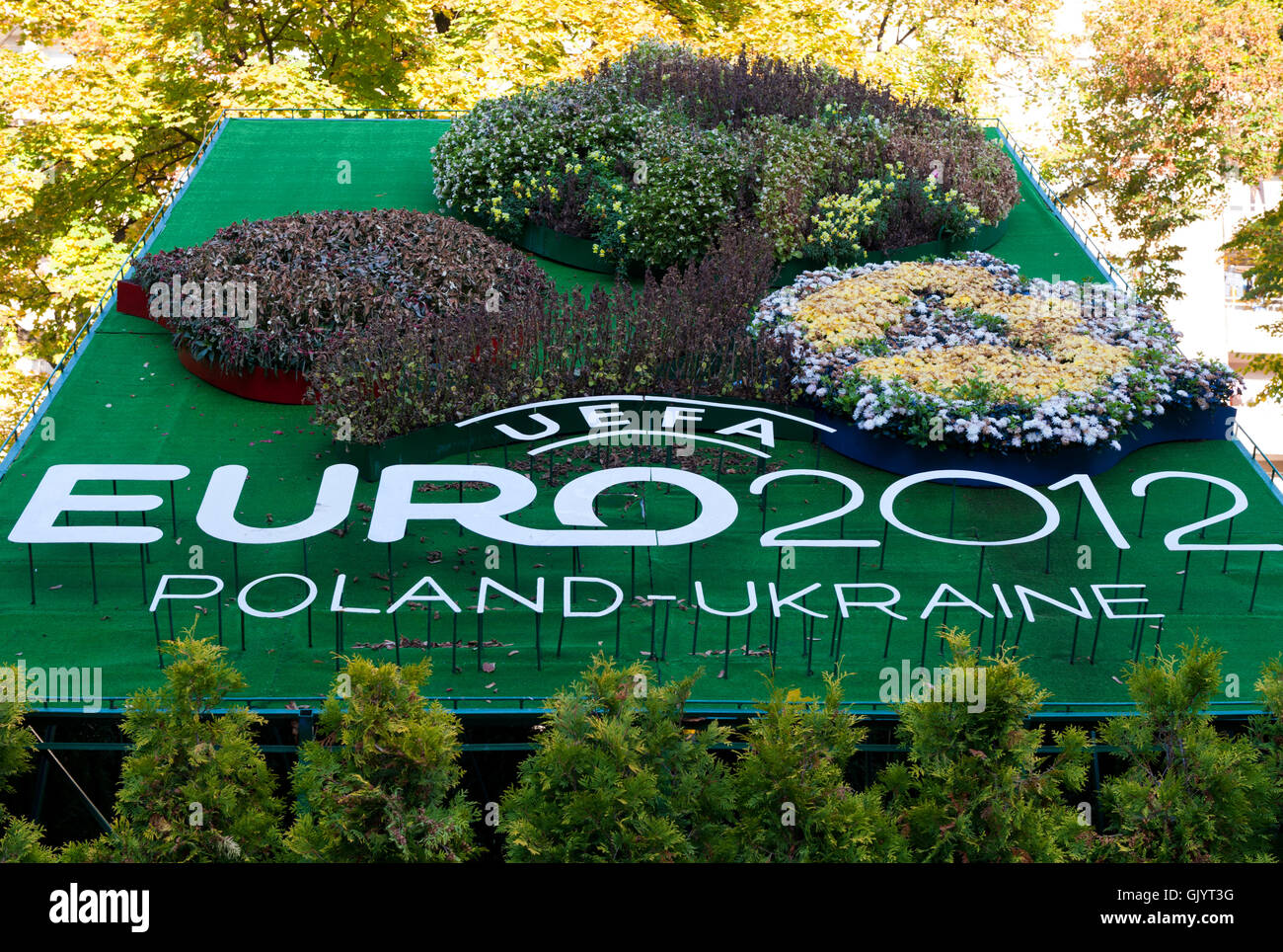Logo euro 2012 hi-res stock photography and images - Alamy
