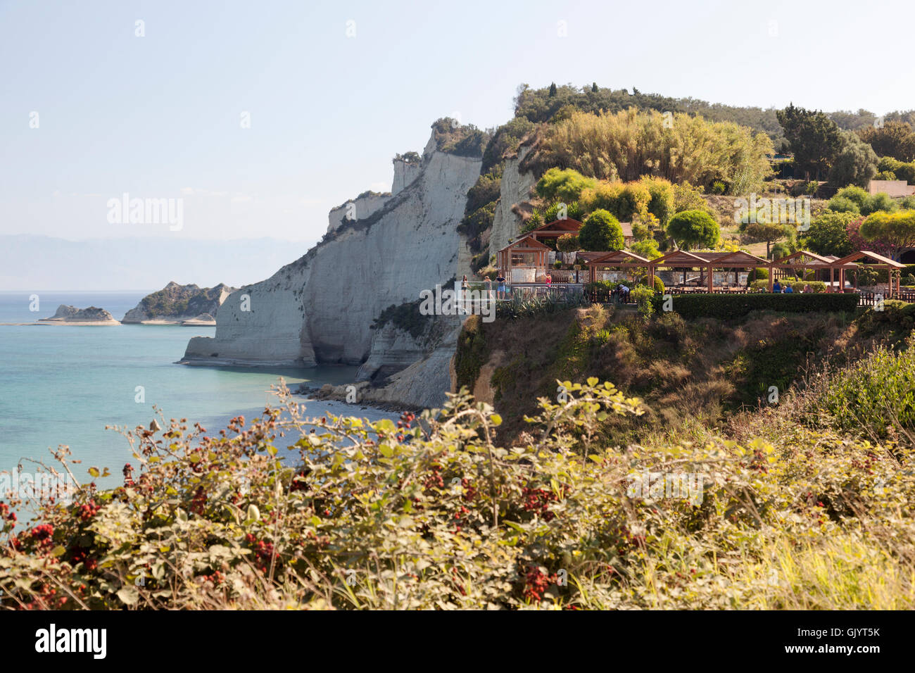 Sunset Beach, Peroulades Logas Beach, Corfu, Ionian Island, Greek ...