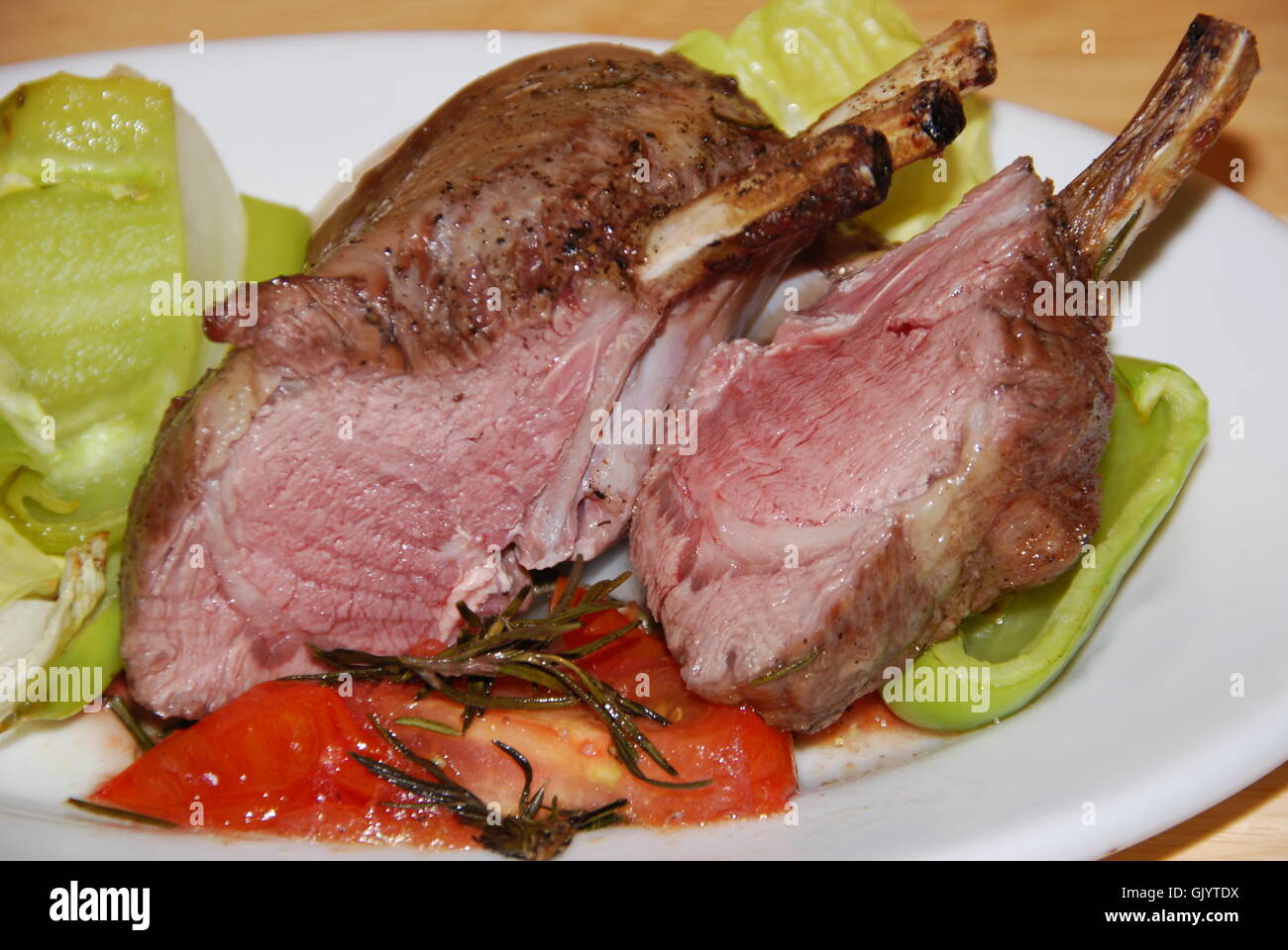 rack of lamb Stock Photo - Alamy