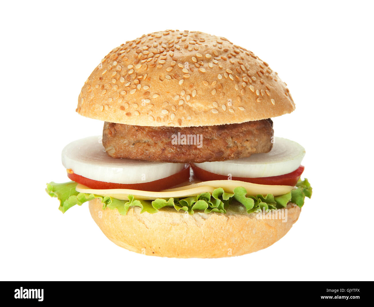 Full burger Cut Out Stock Images & Pictures - Alamy