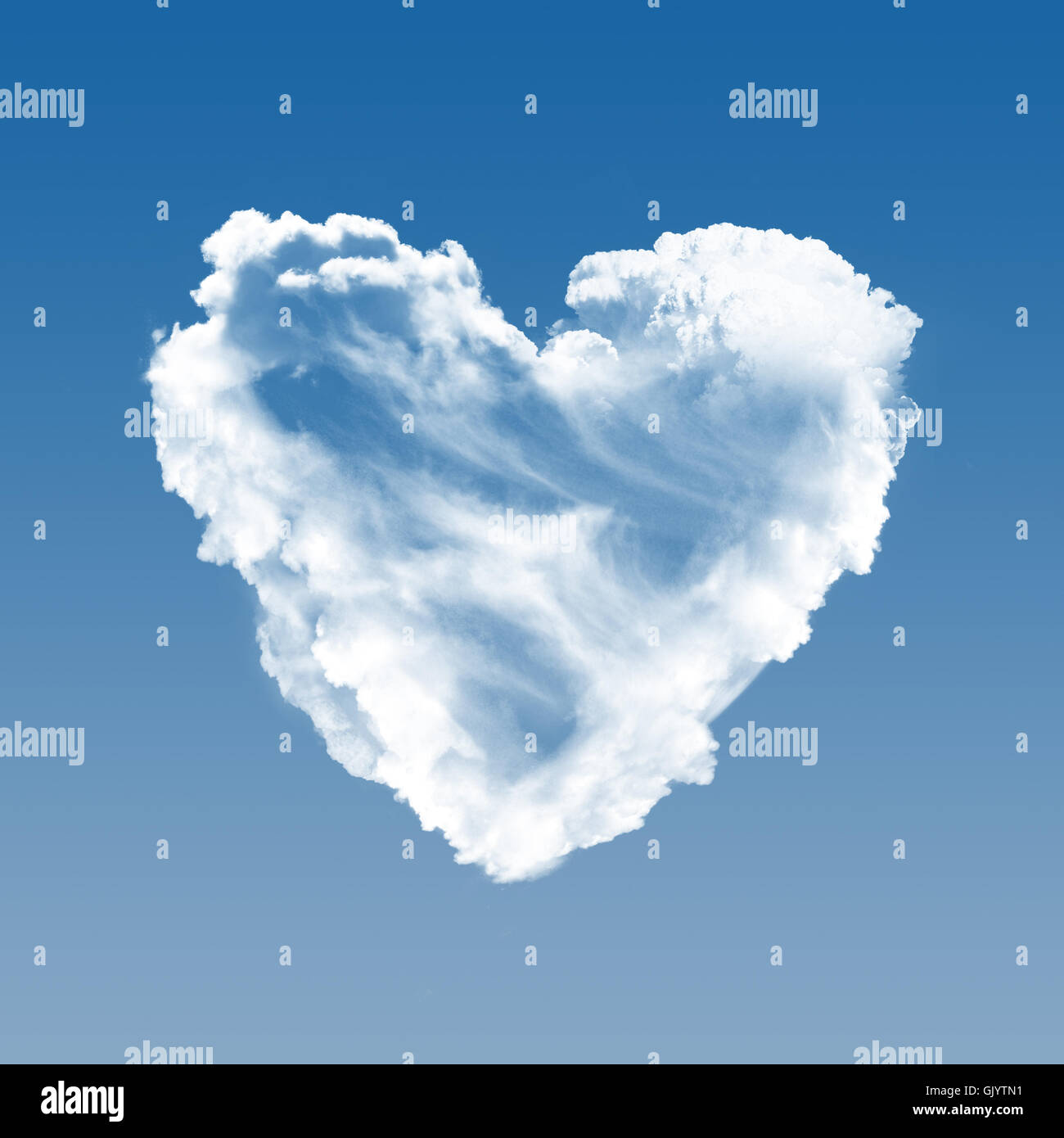 Fluffy cloud of the shape of heart hi-res stock photography and images ...