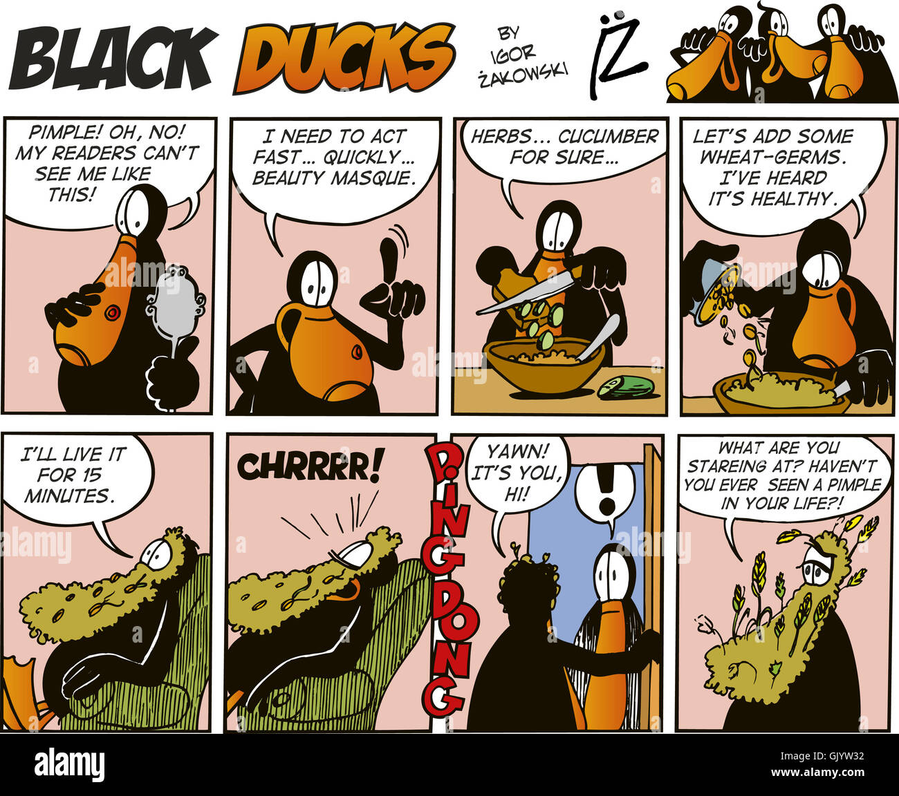 Black Ducks Comics episode 37 Stock Photo - Alamy