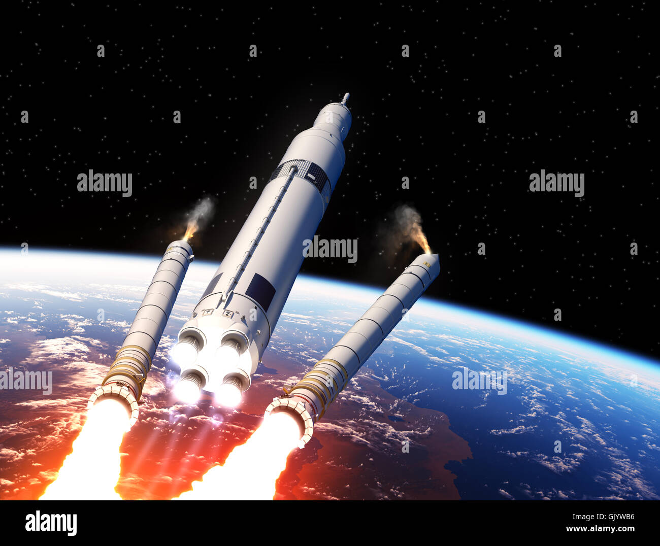 Solid rocket boosters hi-res stock photography and images - Alamy