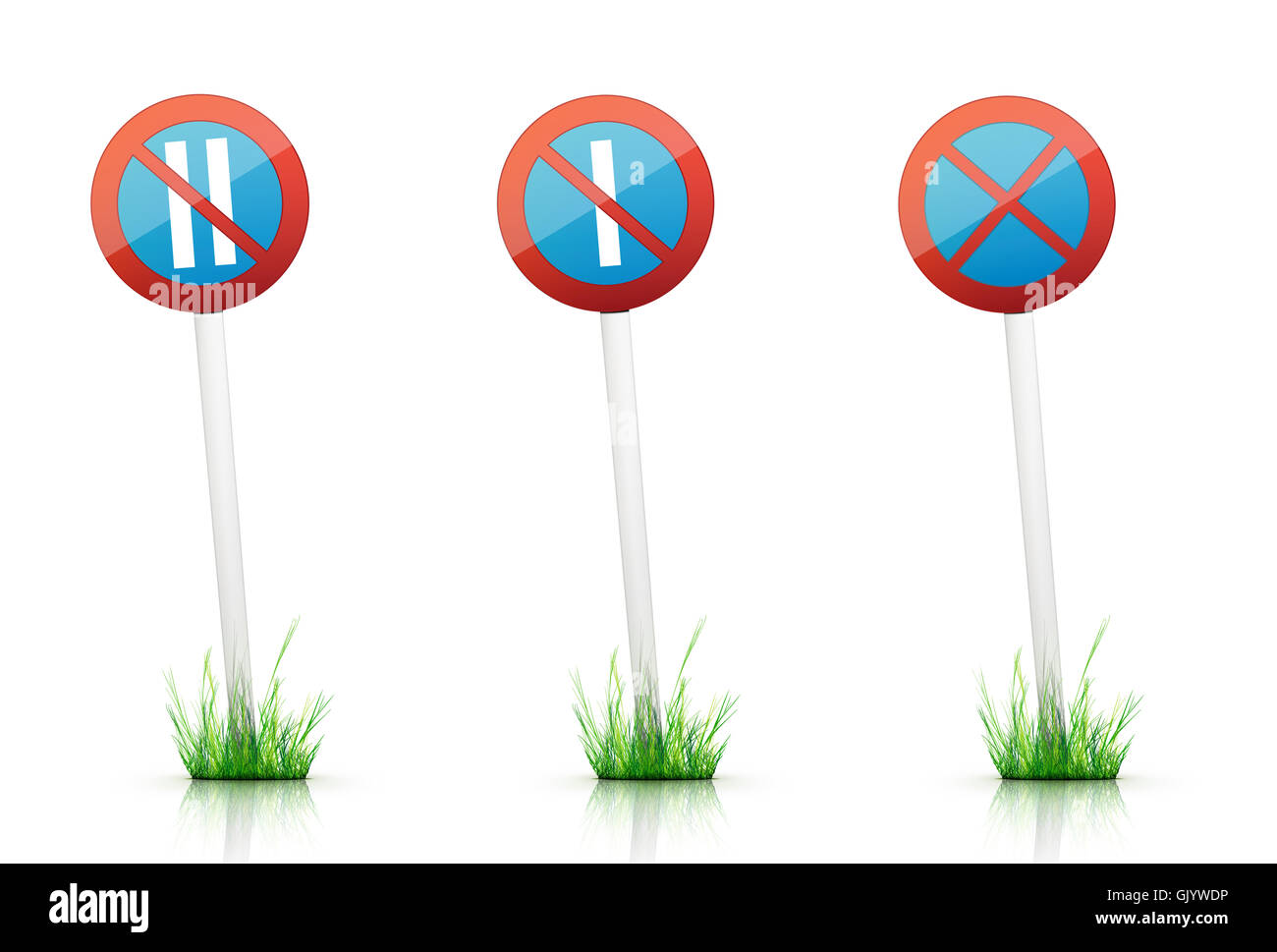 Traffic Sign Warning Stock Photo - Alamy