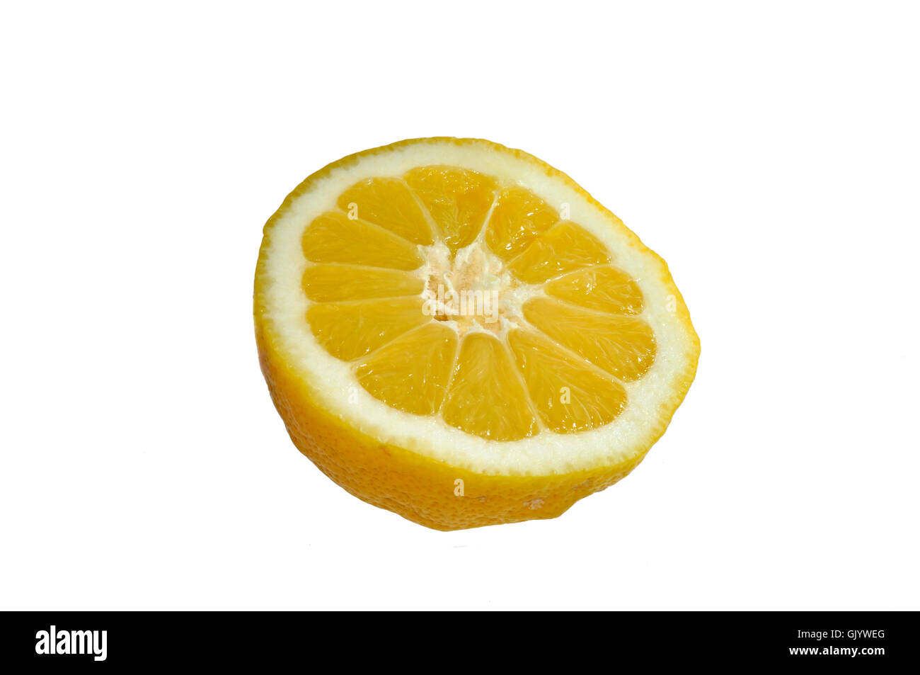 Lemon half cut hi-res stock photography and images - Alamy