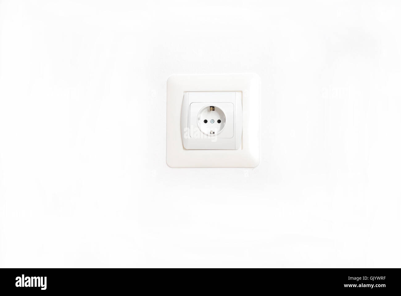 electrical outlet on a white background Stock Photo - Alamy