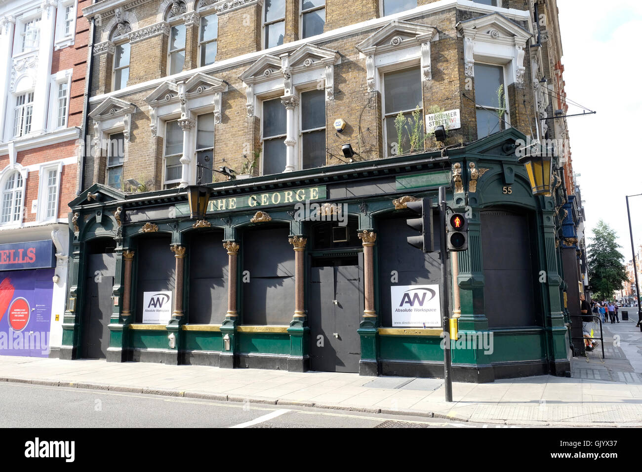 A general view of the George, a Victorian style pub in central London ...