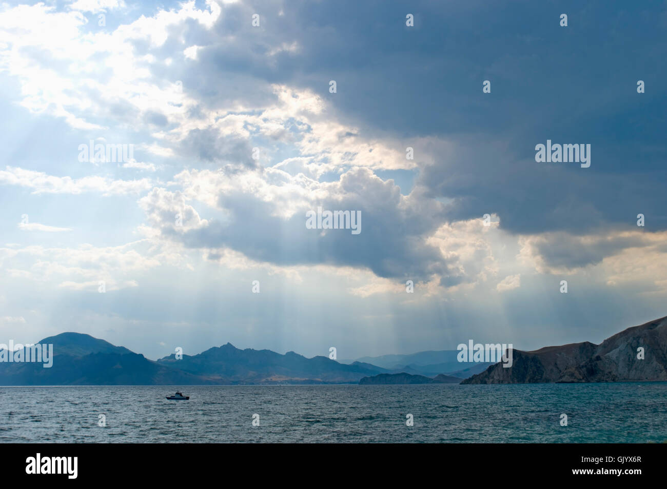 storm sky above the sea Stock Photo - Alamy