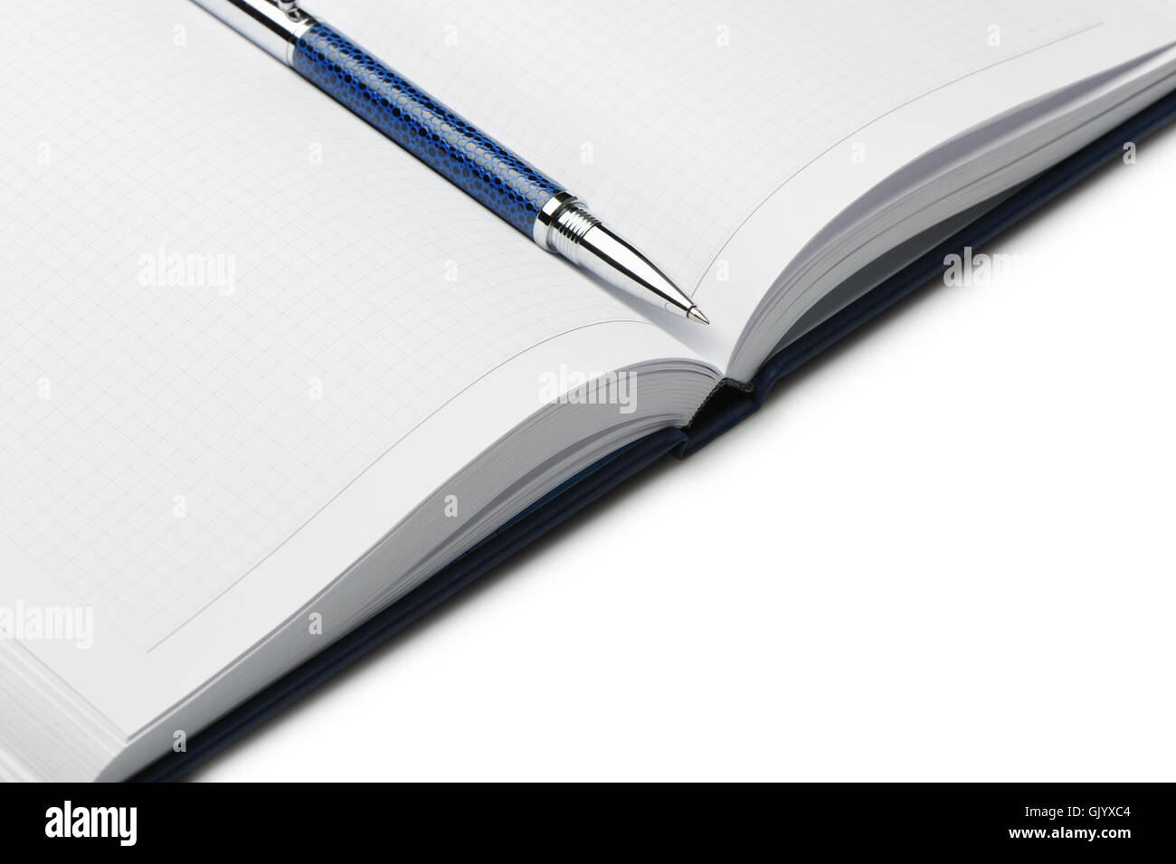 Pen and a notebook Stock Photo - Alamy