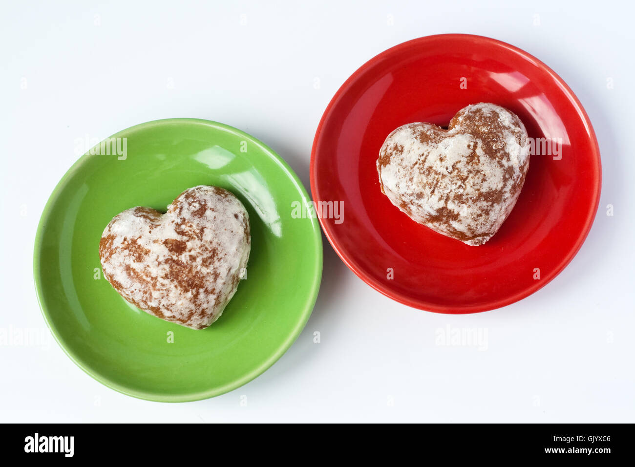Cookies on plates Stock Photo - Alamy