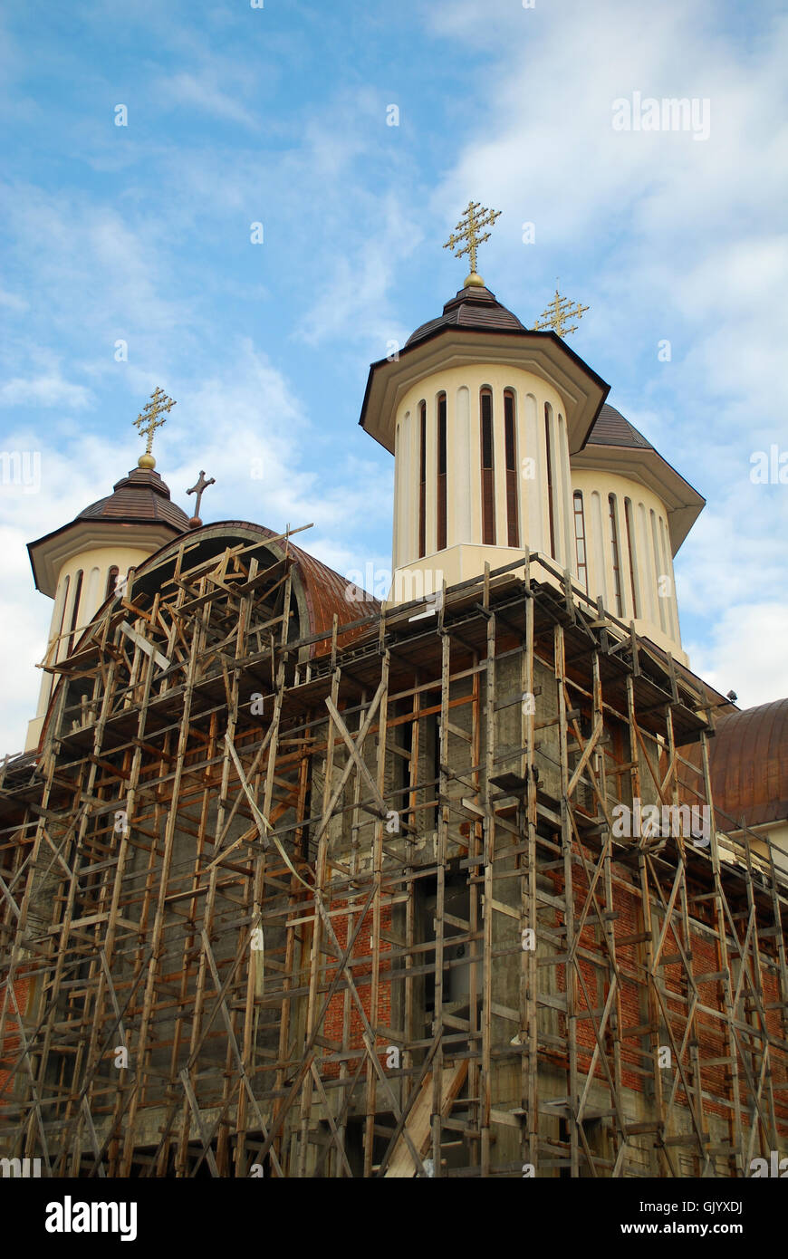 construction of the church Stock Photo - Alamy