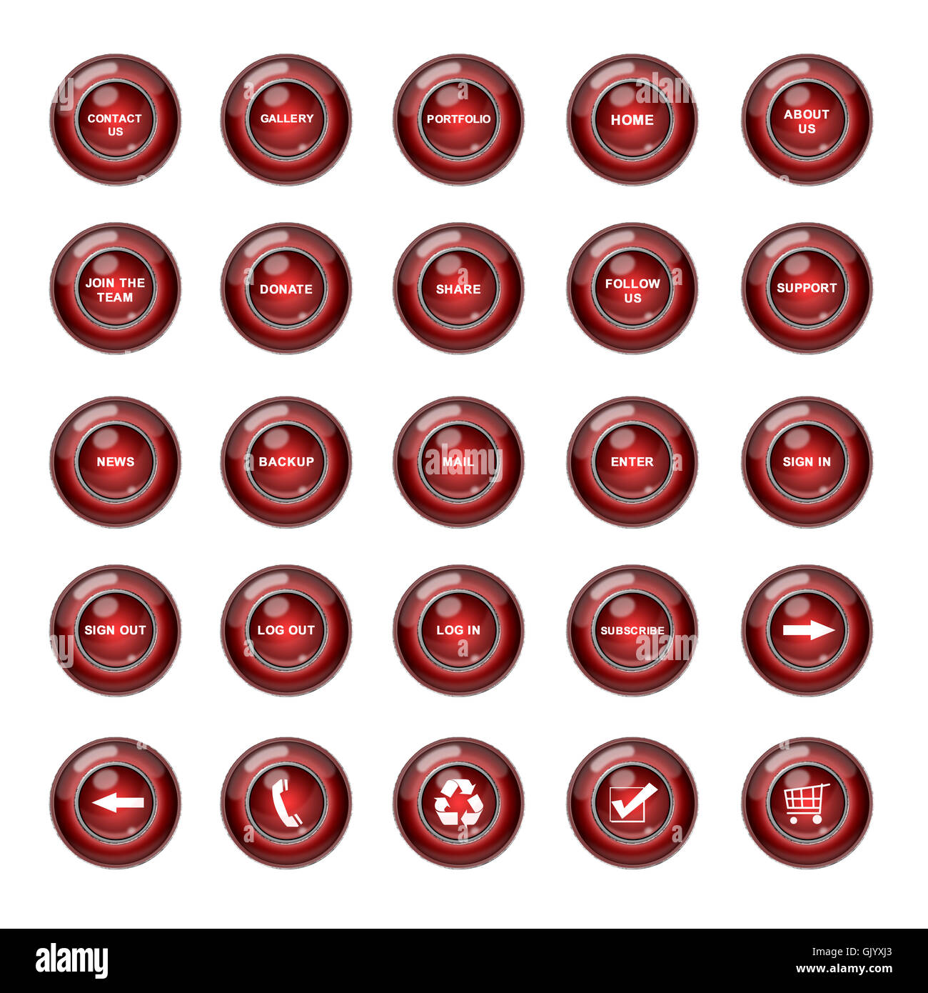 Buttons chart hi-res stock photography and images - Alamy
