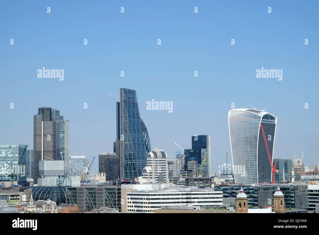 A general view of London skyline from a rooftop Stock Photo - Alamy