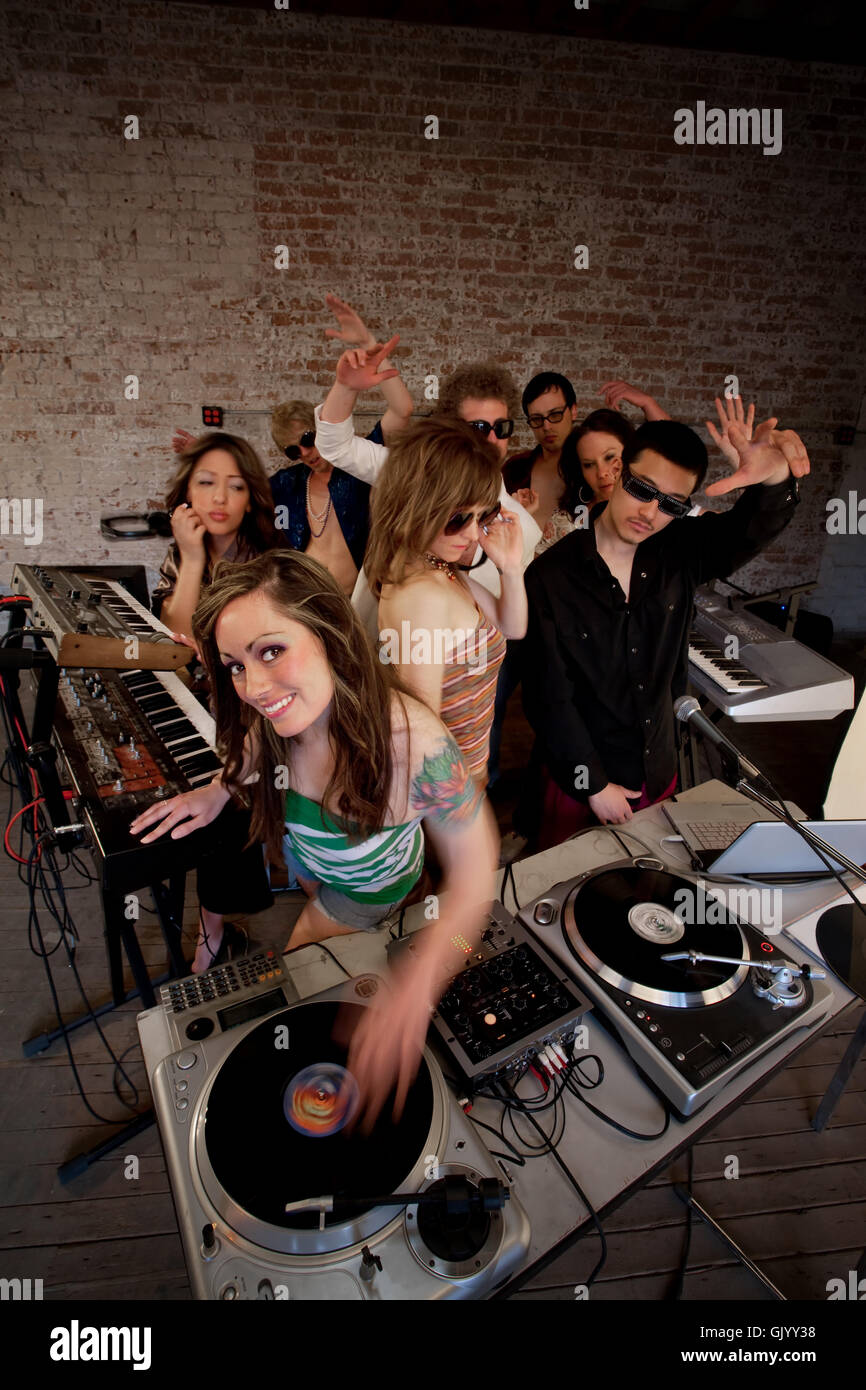 disco fashion cool Stock Photo - Alamy