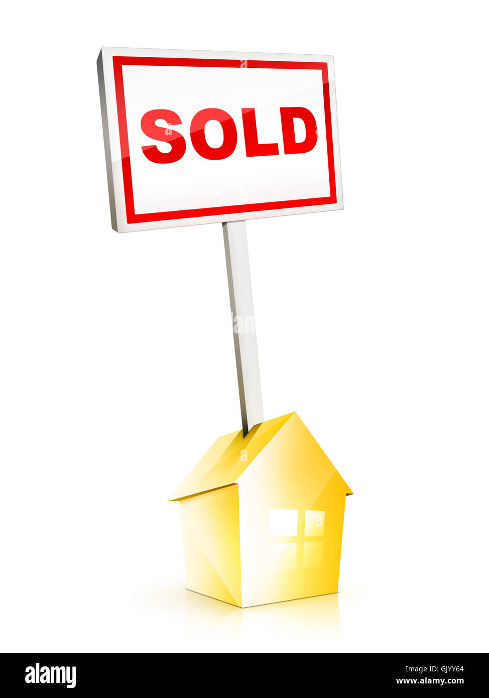 Sign - Sold Stock Photo - Alamy