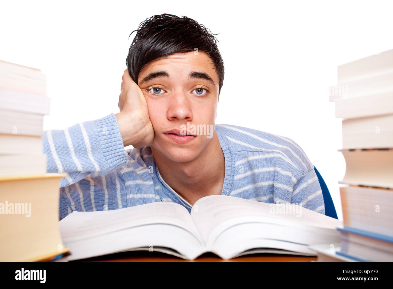 High school boy frustrated hi-res stock photography and images - Alamy