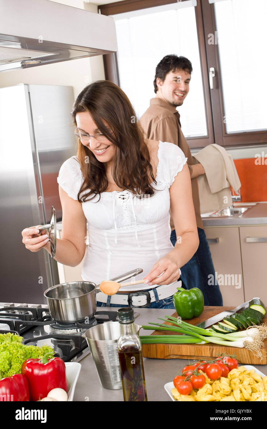 woman household modern Stock Photo - Alamy