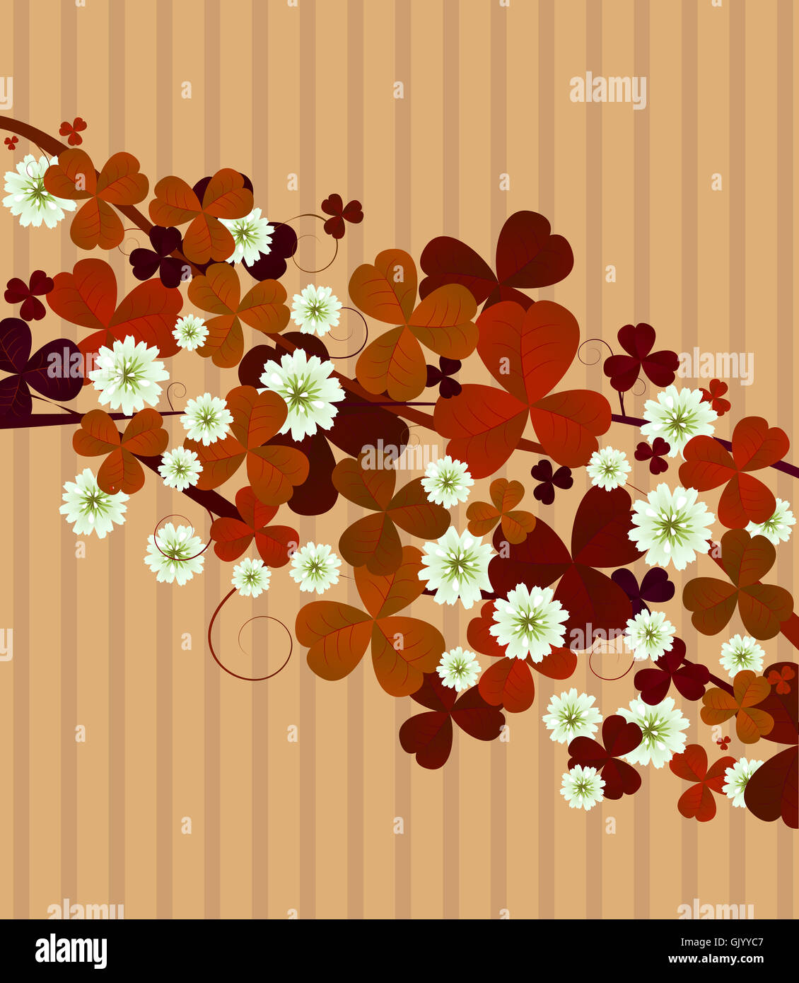 Clover leaf background Stock Photo - Alamy