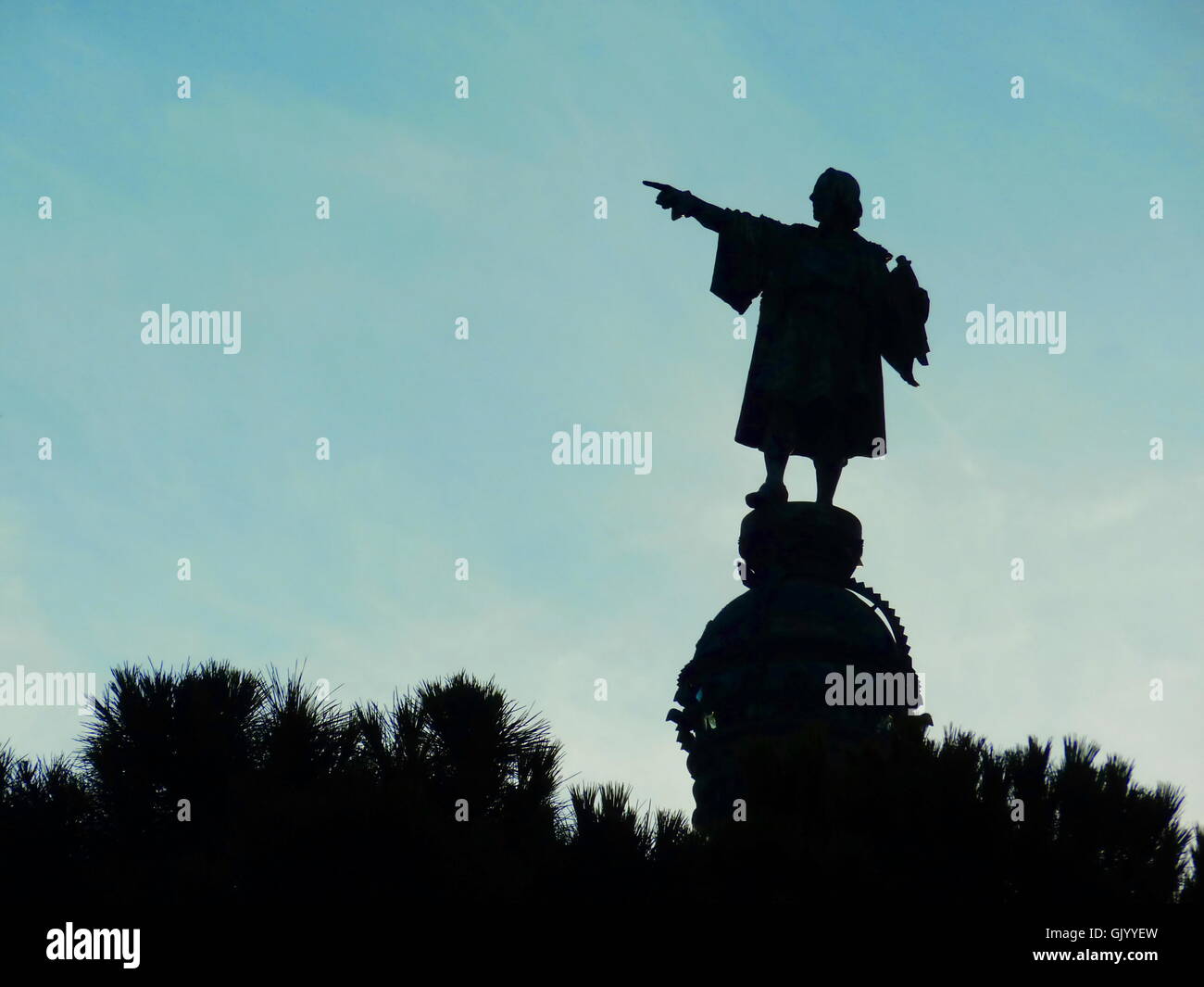 Christopher Columbus Statue Stock Photo - Alamy