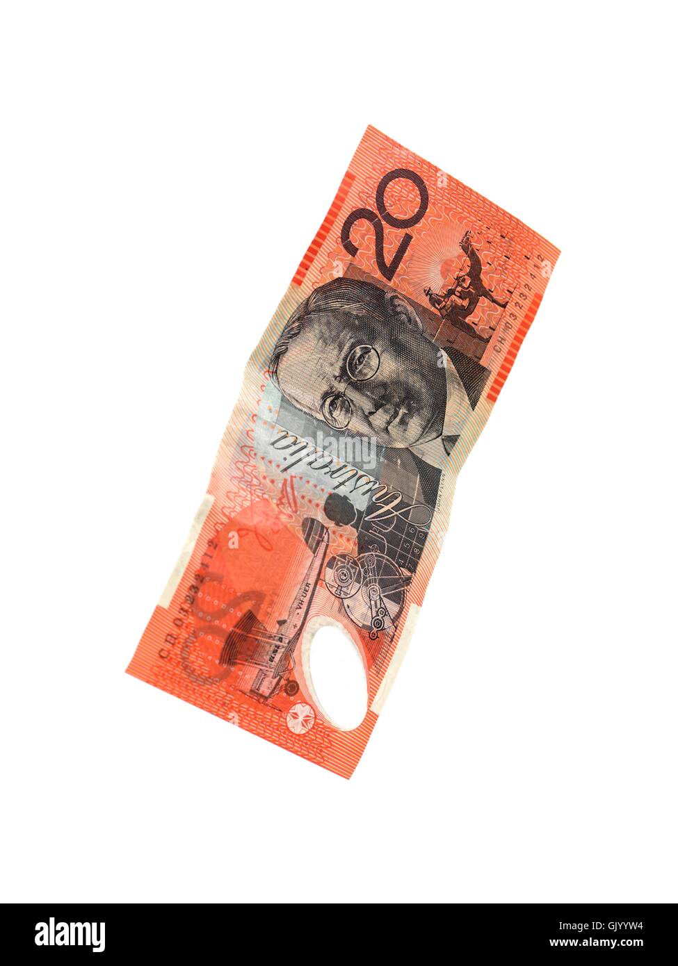 Australian Twenty Dollar Note Stock Photo - Alamy