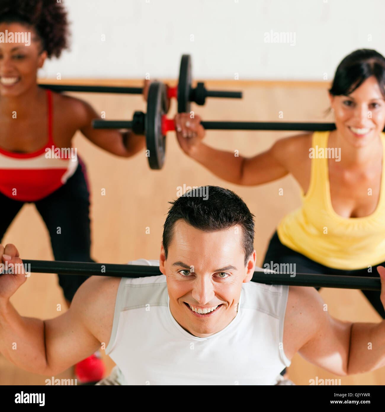 sport gymnastics weight Stock Photo - Alamy