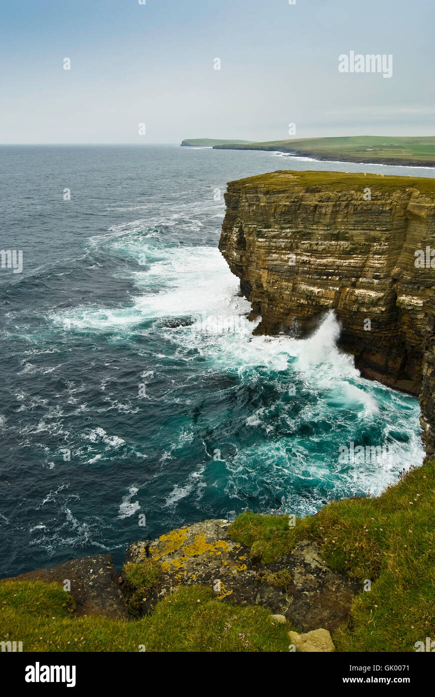 waves coast scotland Stock Photo - Alamy
