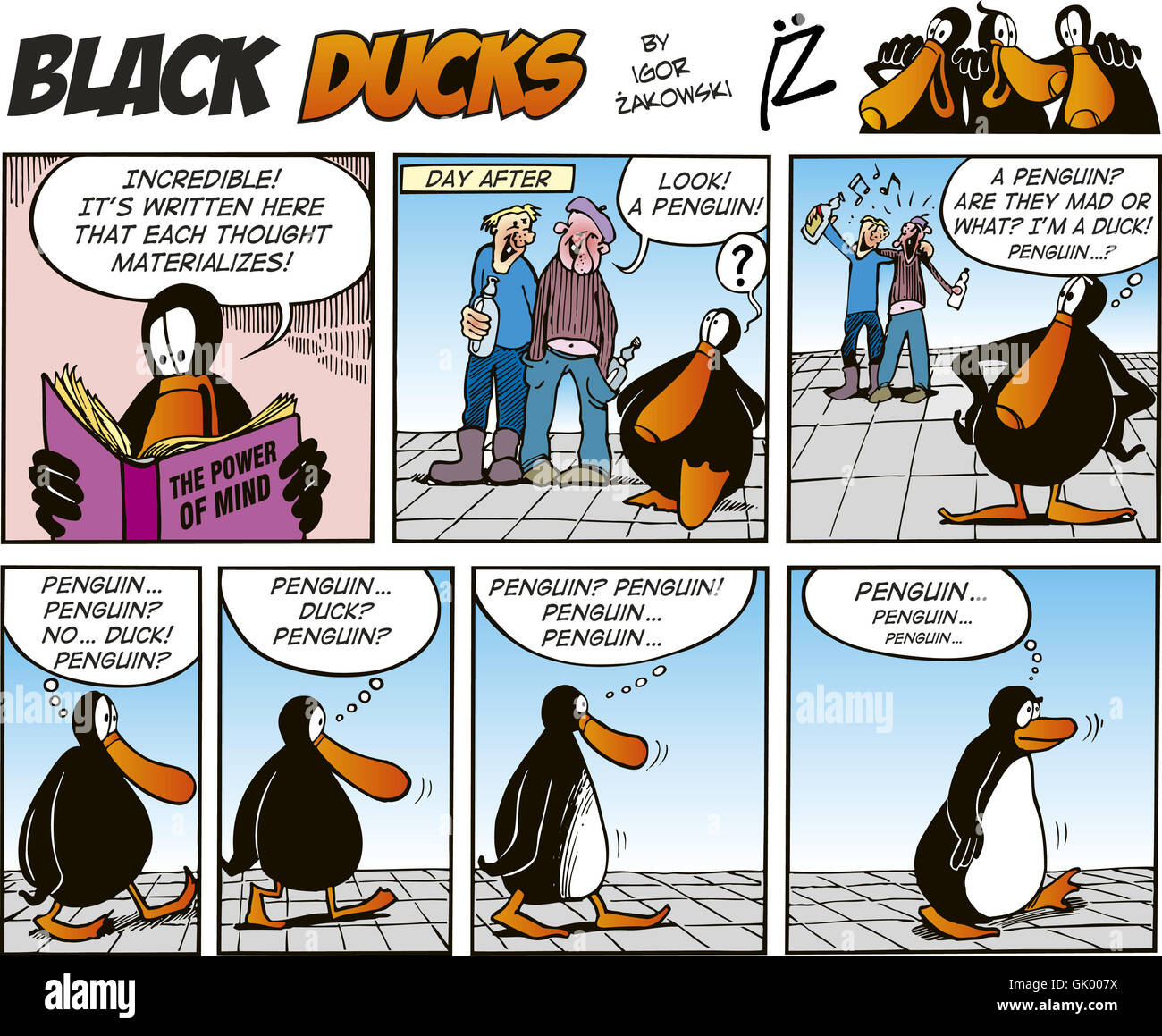 Black Ducks Comics episode 44 Stock Photo - Alamy