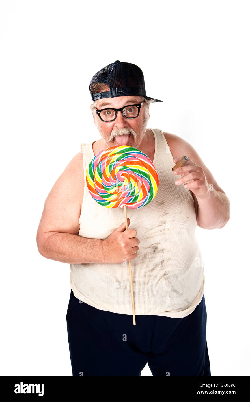 Obese smoker hi-res stock photography and images - Alamy