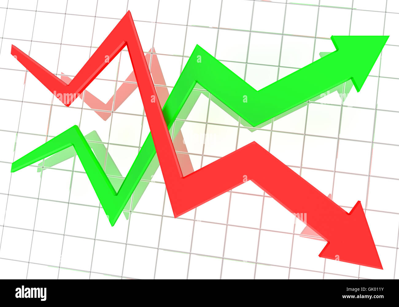 Financial progress bars Stock Photo - Alamy