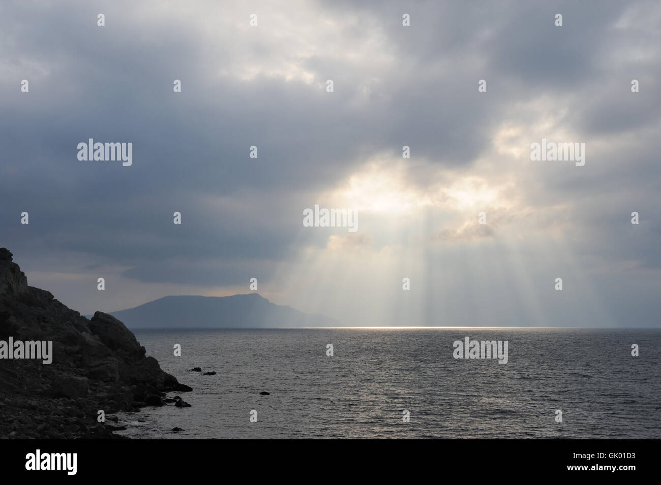 The night sea Stock Photo - Alamy