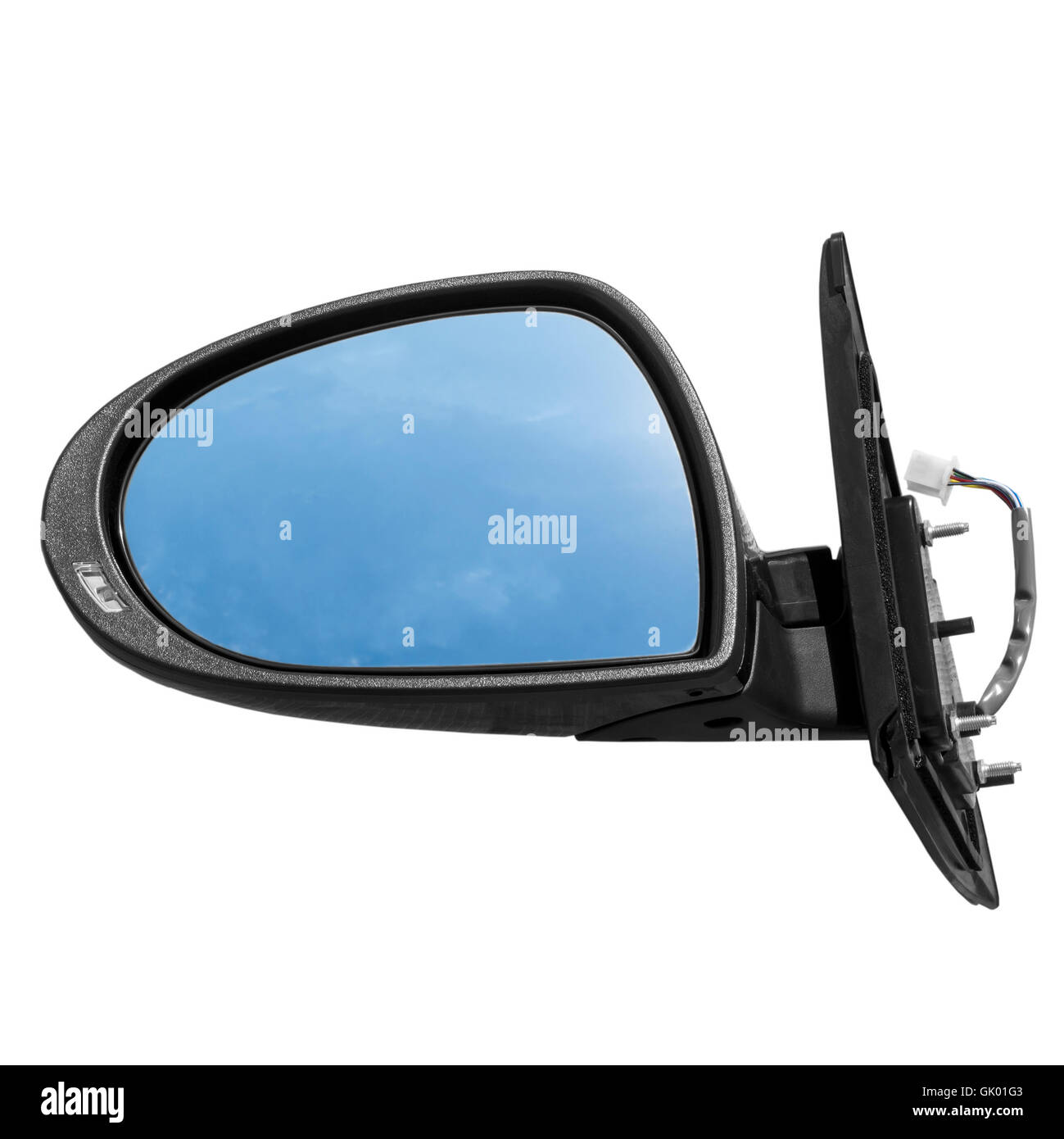 car mirror on a white background Stock Photo - Alamy