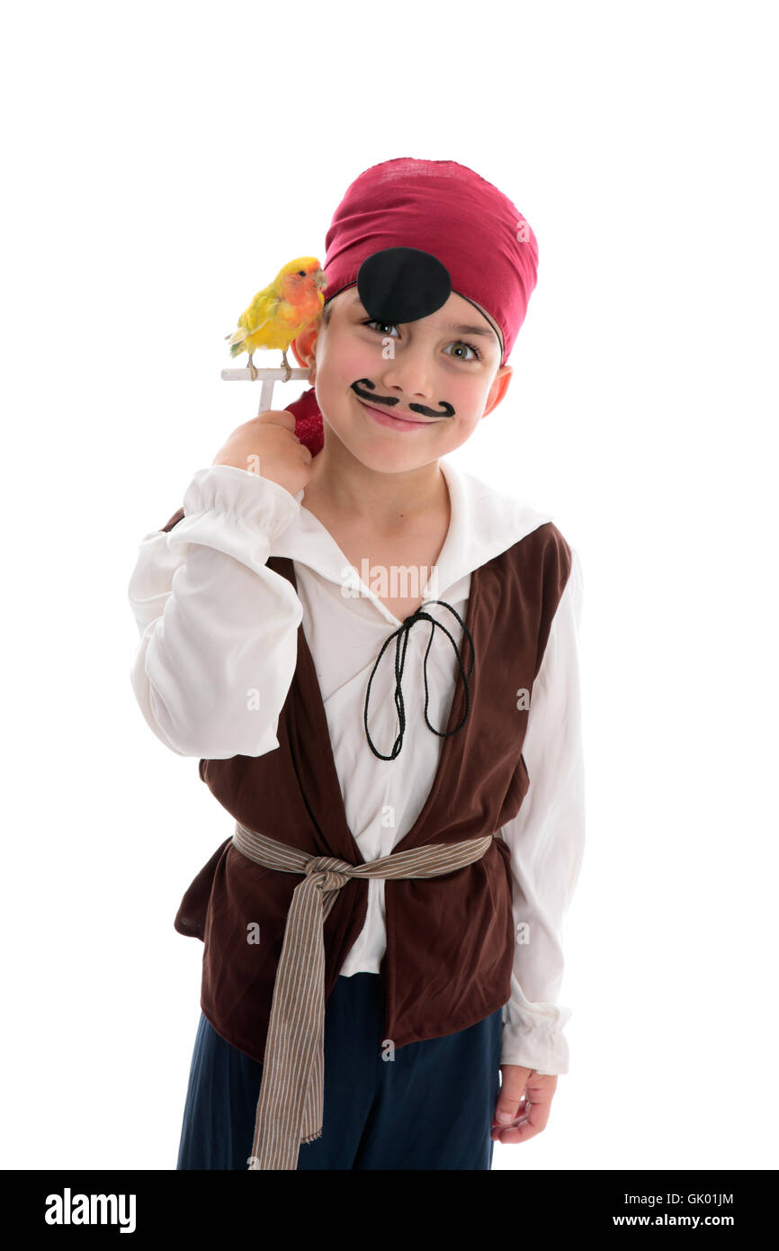Smiling Pirate boy Stock Photo - Alamy