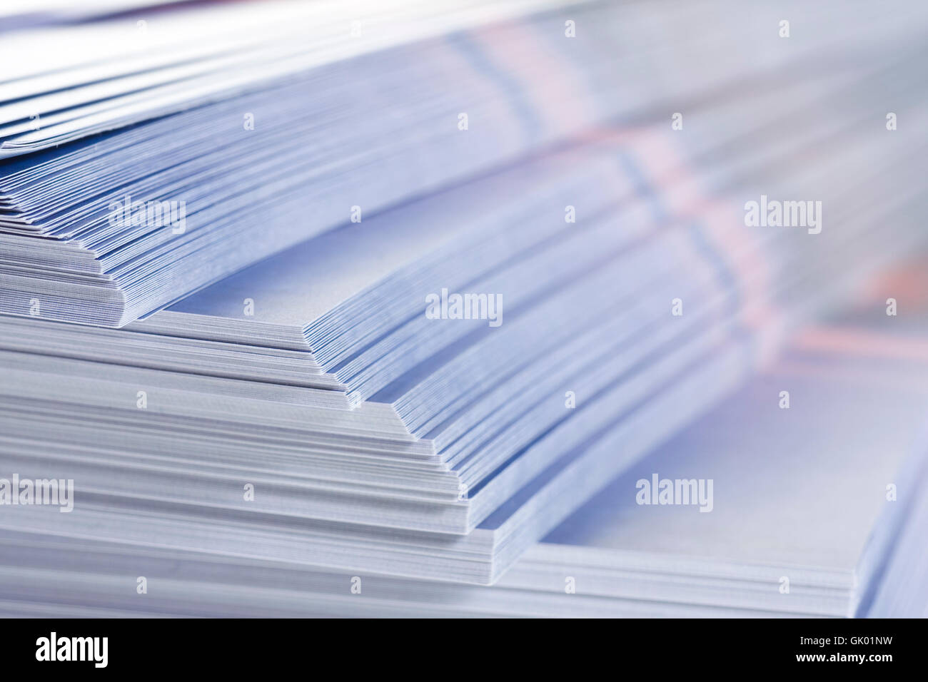 stack printed sheet of paper Stock Photo - Alamy