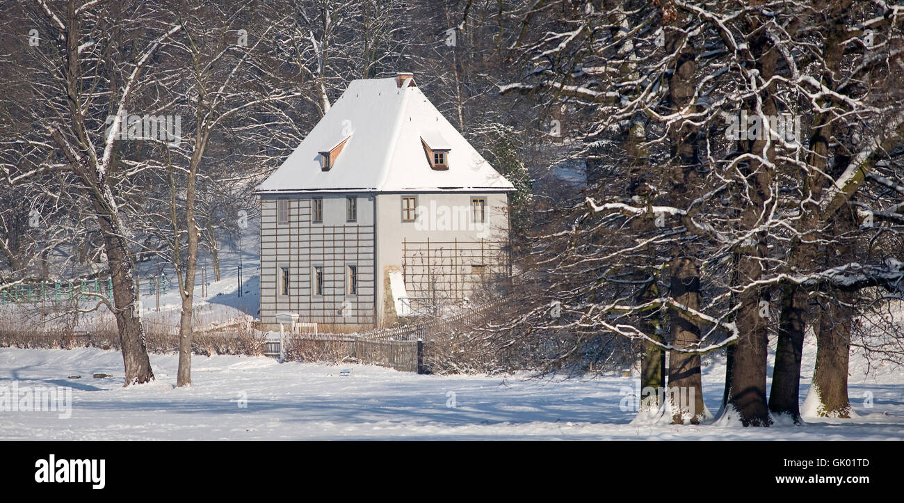 goethe summer house in weimar Stock Photo - Alamy