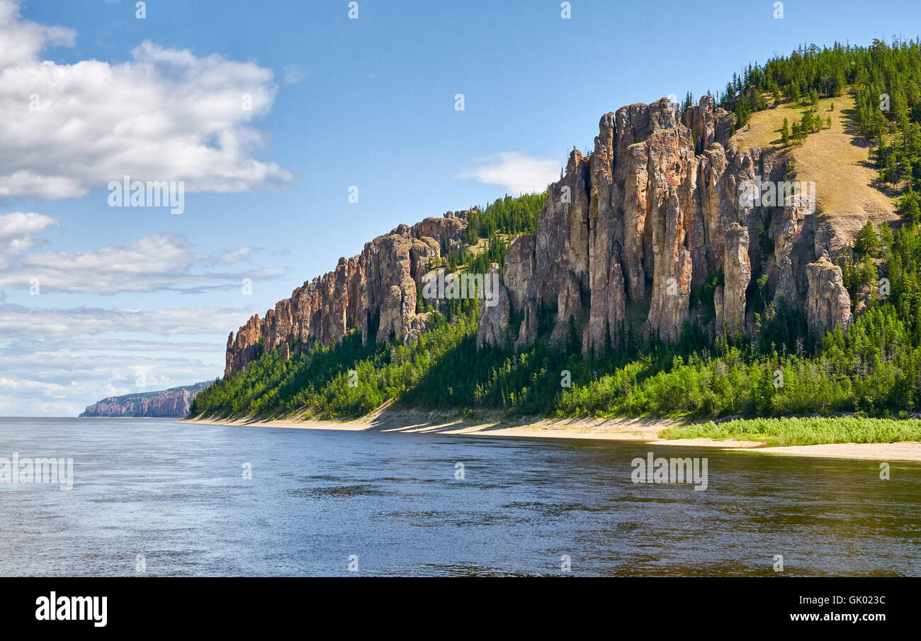 Lena Pillars National Park, Yakutia, Russia Stock Photo - Alamy